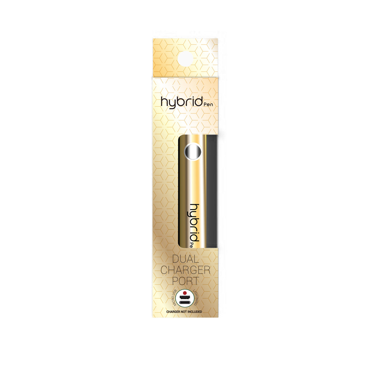 Hybrid Pen 350 MAH Adjustable Voltage Battery- Gold– Smoke Supply ...